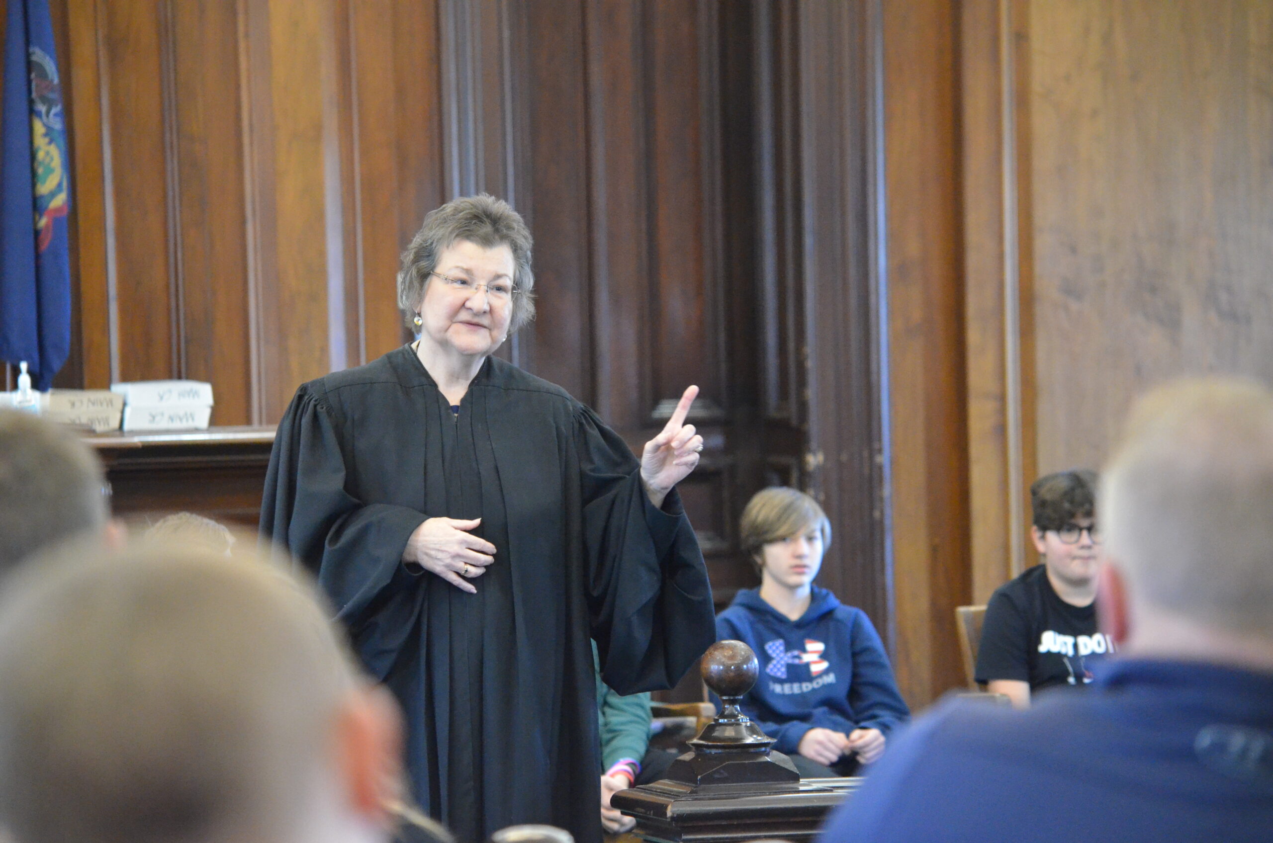 Judge Skerda offers civics lesson to 8th graders Friday | News, Sports ...